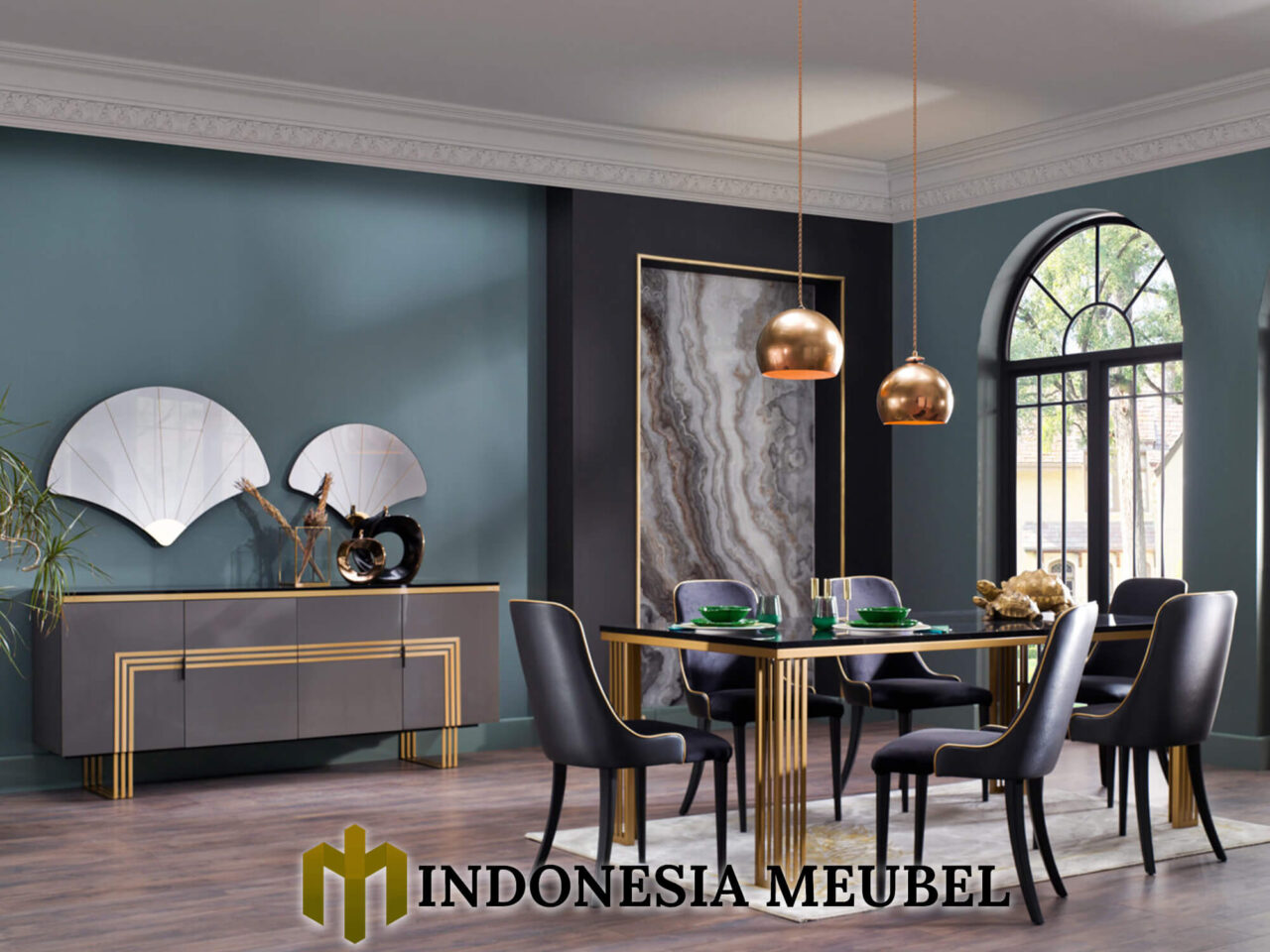 Meja Makan Minimalis Terbaru Modern Design Luxury IM-0004
