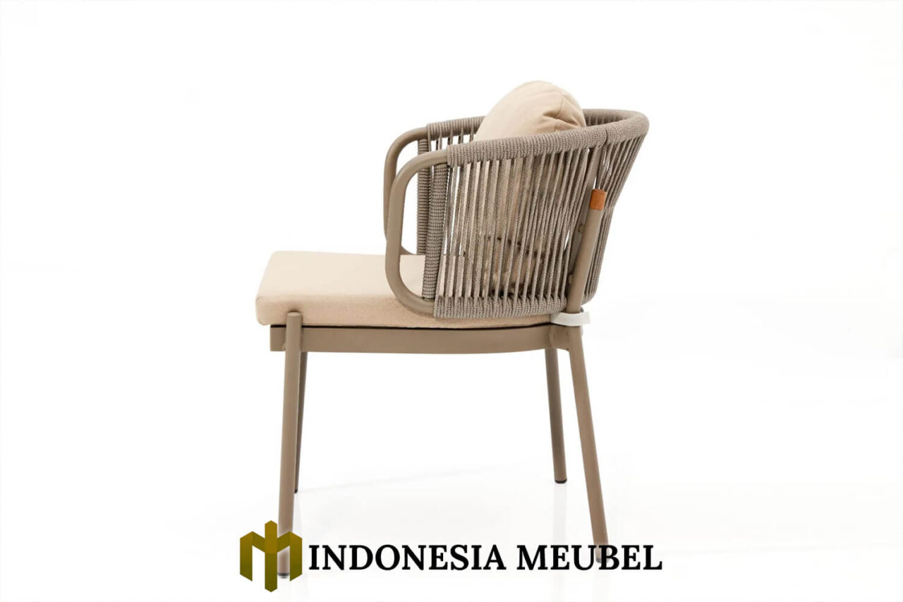 Kursi Outdoor Minimalis Rotan Rope Simple Design IM-0368