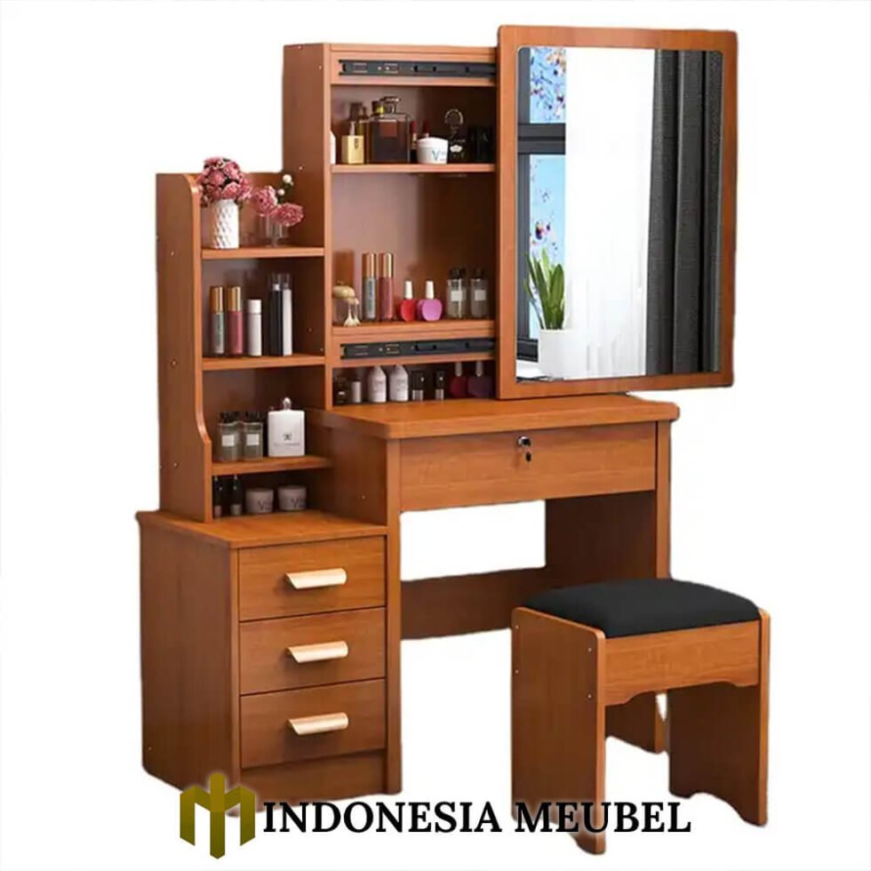 Model Meja Rias Minimalis Jepara Simple Vanity Room IM-0457