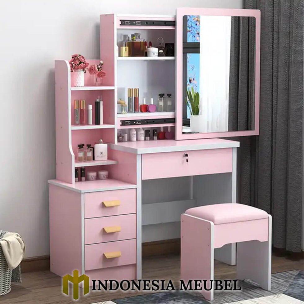Model Meja Rias Minimalis Jepara Simple Vanity Room IM-0457