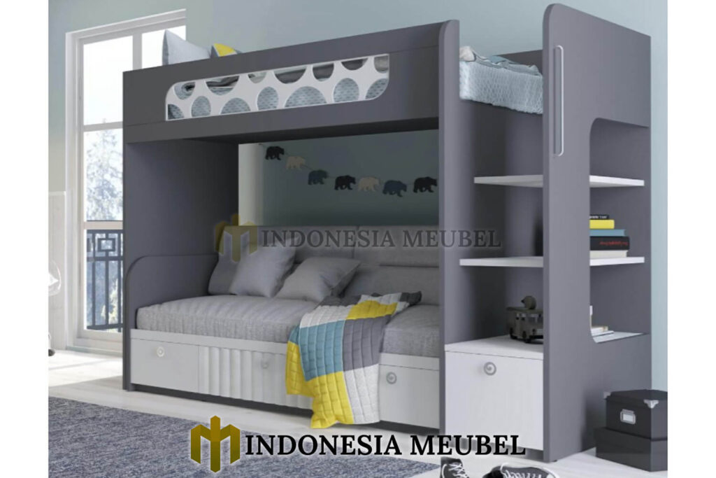 Tempat Tidur Tingkat Anak Minimalis Modern Elegant IM-0691